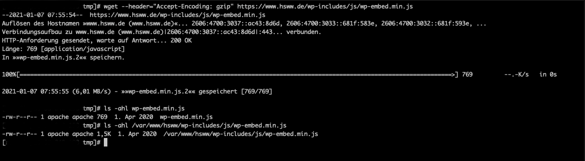 Webserver Optimierung mit Mod_deflate - Holger Stridde World Wide